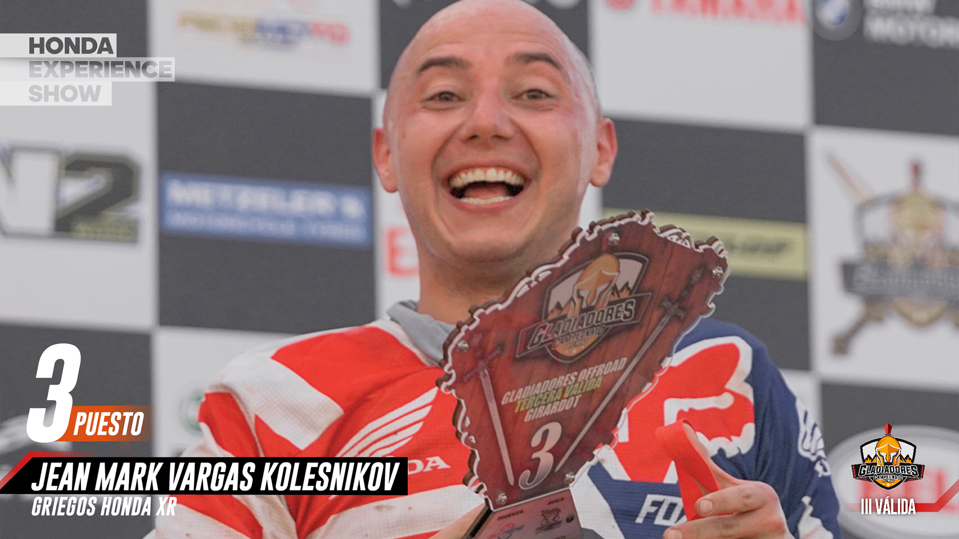 Griegos Honda XR 150L y XR 190L debutó en Gladiadores Off-Road: III ...