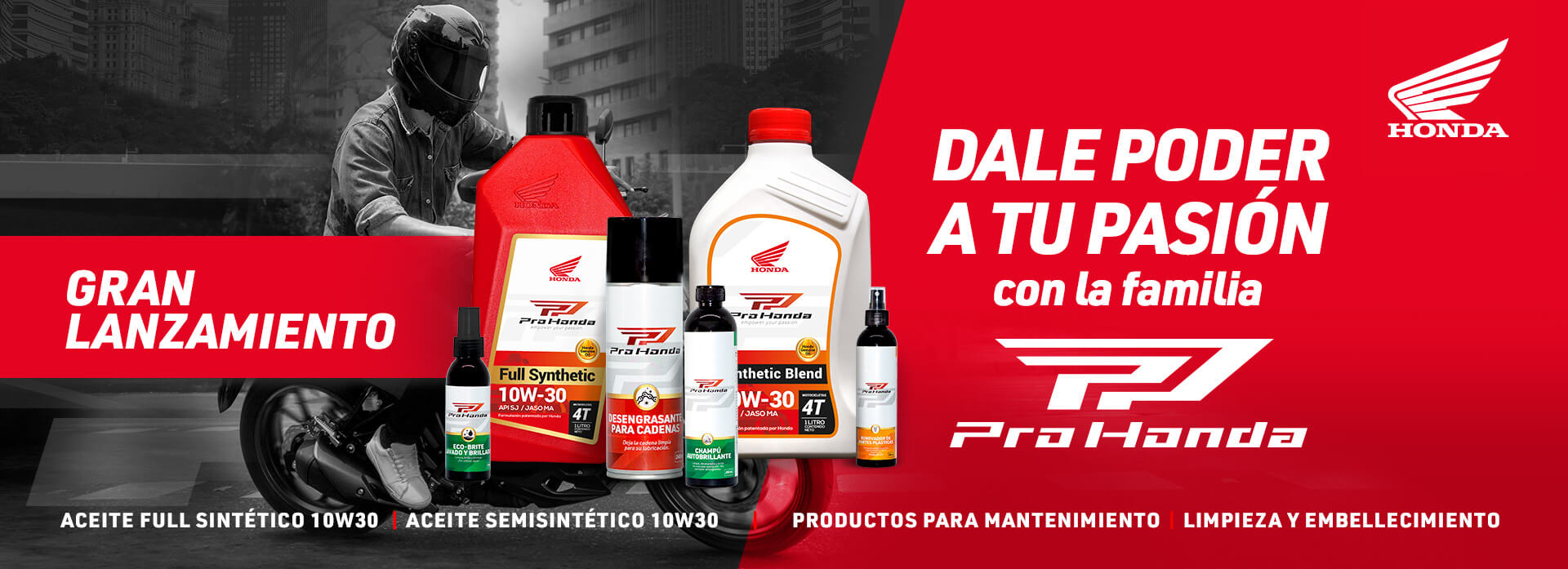 Lanzamiento Pro Honda