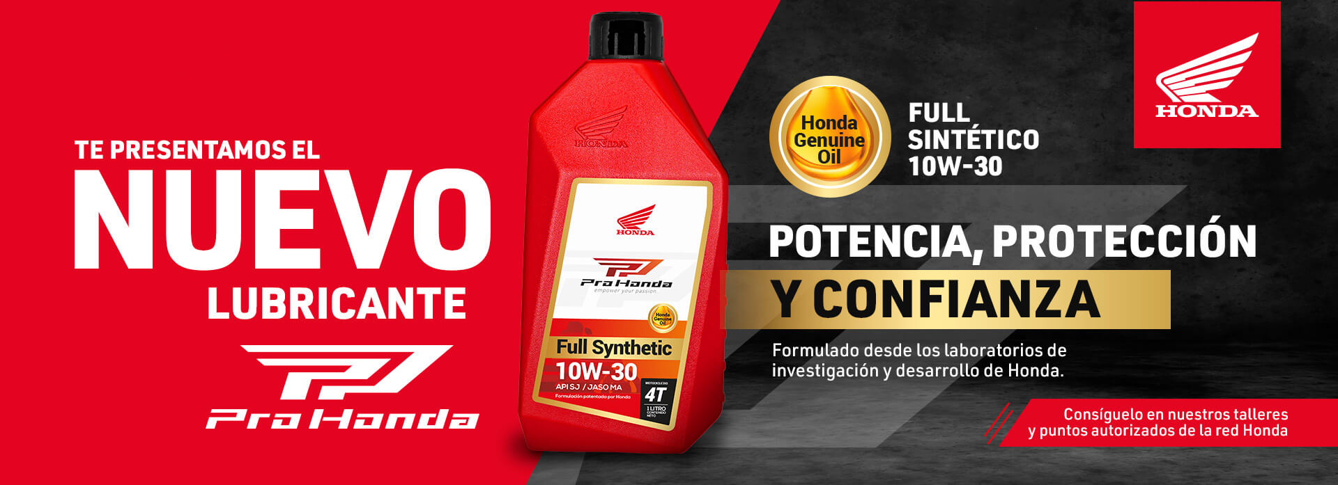 Aceite Pro Honda